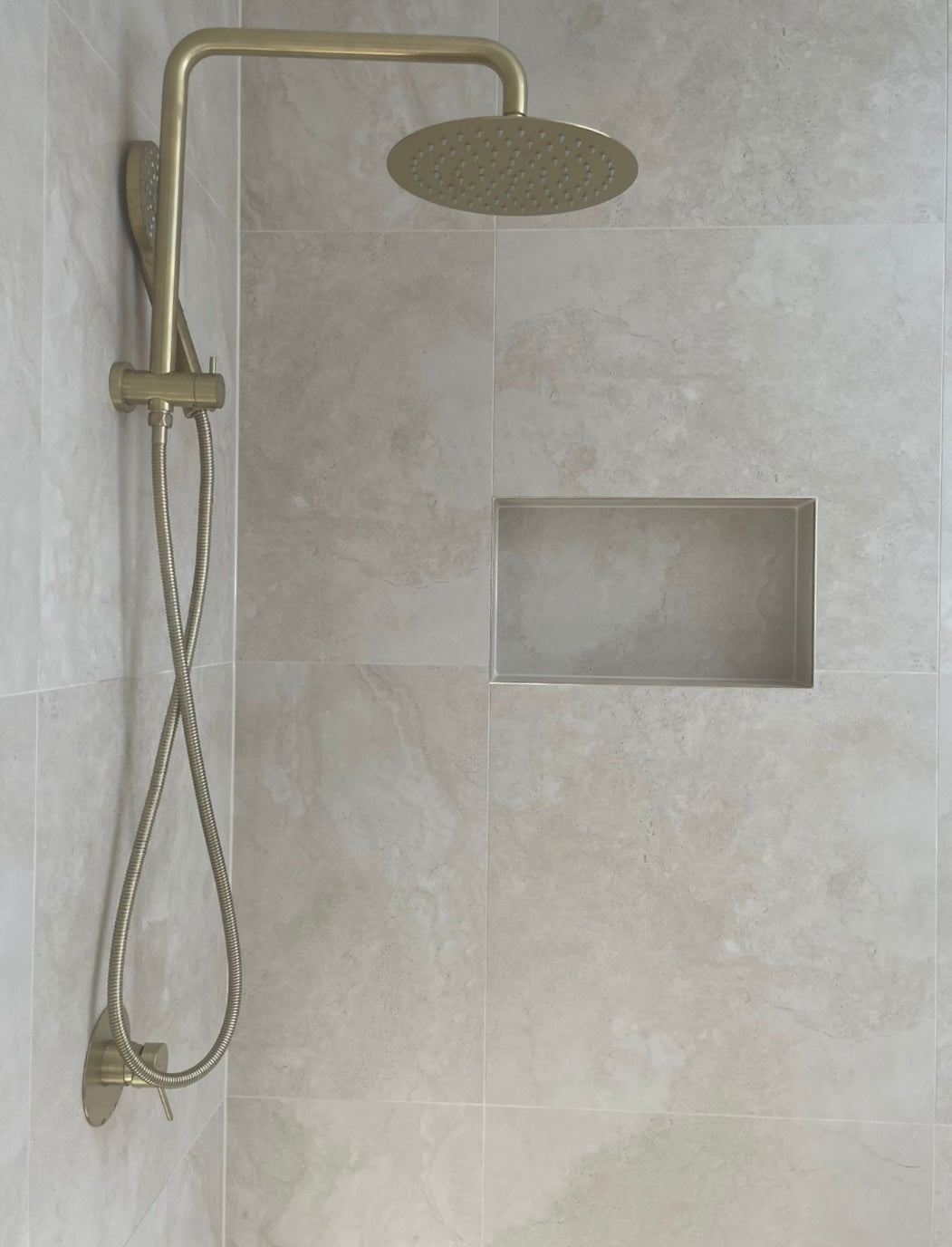 Solange 2 in 1 Combo Shower Set - Brushed Gold – The Tapware Outlet