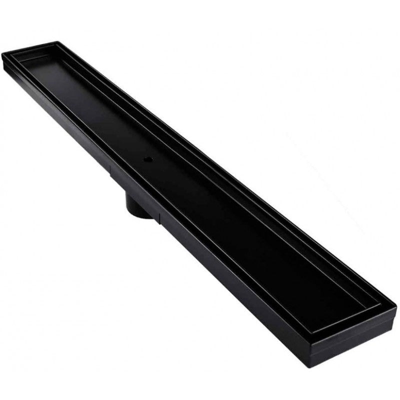Tile Insert Floor Waste Matt Black - 600mm – The Tapware Outlet