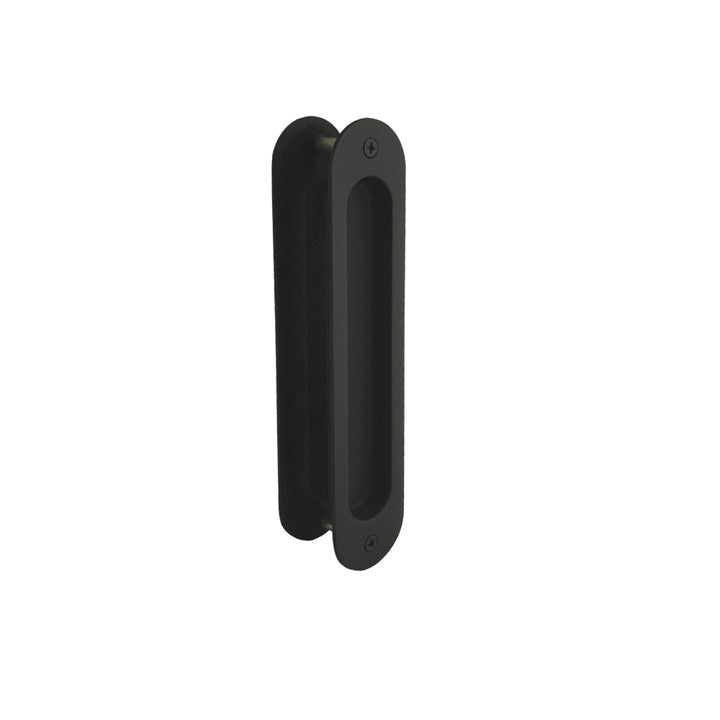 Matt Black Oval Sliding Flush Pulls (Pair) - 180mm x 38mm – The Tapware ...