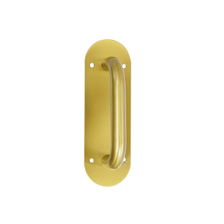 Oval Shaped Push and Pull Door Plate - Antique Brass Finish – The ...