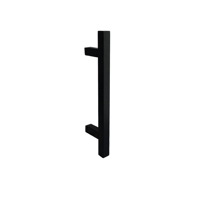 Single Matt Black Entry Door Pull Handle 300mm - Balmain Series – The ...