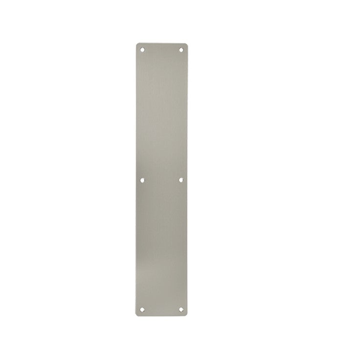 400 x 80mm Door Push Plate - Brushed Stainless Steel Finish – The ...
