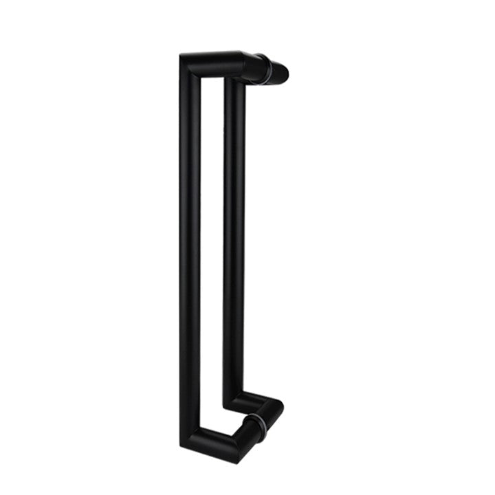 800mm Matt BlackEntry Door Pulls (Pair) - Hamilton Series – The Tapware ...