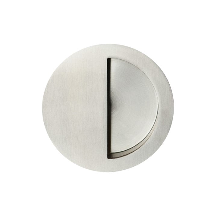 90mm Round Sliding Flush Pull - Semi Closed – The Tapware Outlet