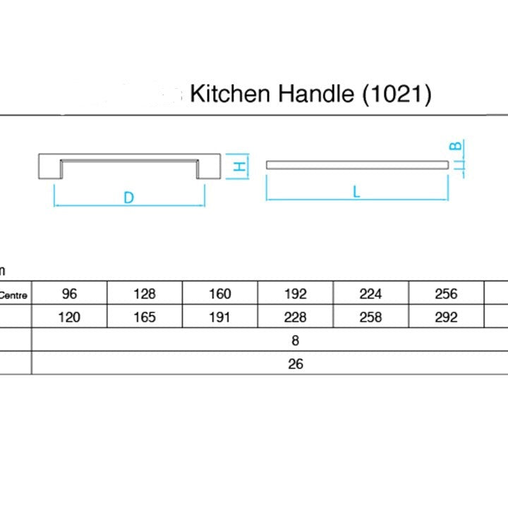 320mm Brushed Gold kitchen Handle – The Tapware Outlet