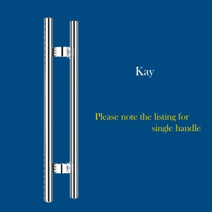 “Kay" Entry Door Pull handle (Single) - 800mm – The Tapware Outlet