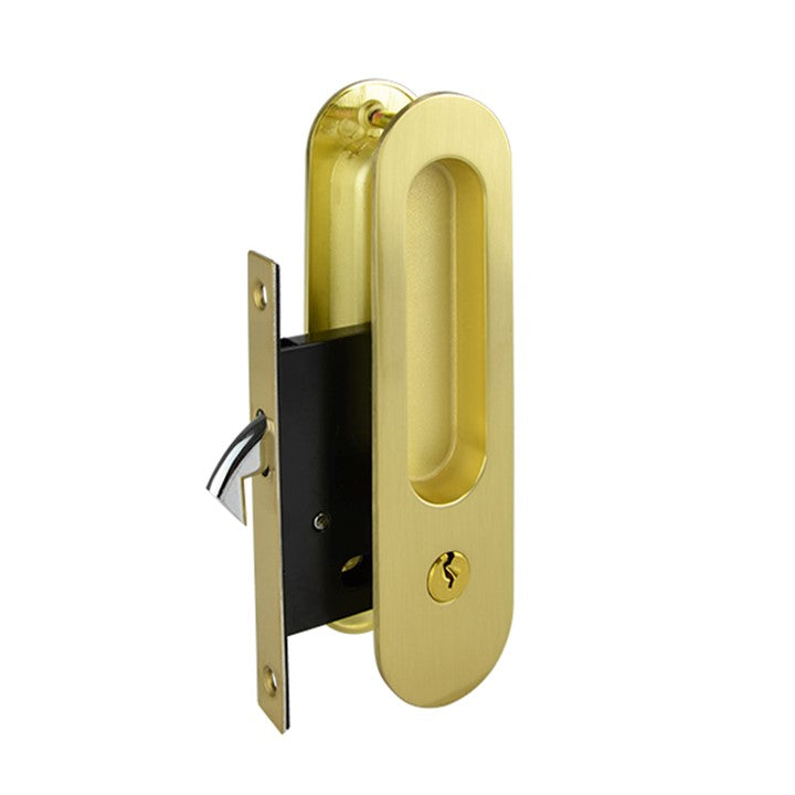 Sliding Key Lock Set - Brushed Gold – The Tapware Outlet