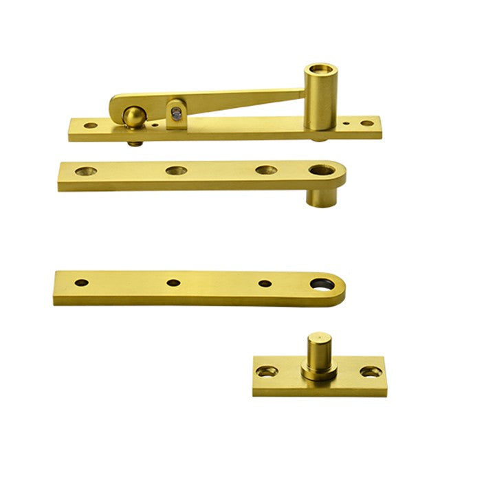 304 Grade Stainless Steel Pivot Hinge - Brushed Gold – The Tapware Outlet