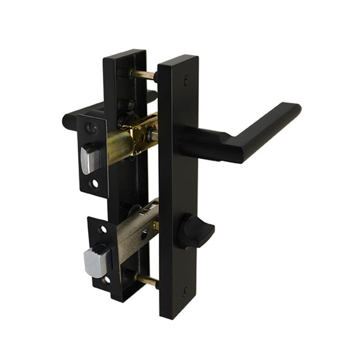 Matt Black Entry Door Lock Set - Coomera Series – The Tapware Outlet