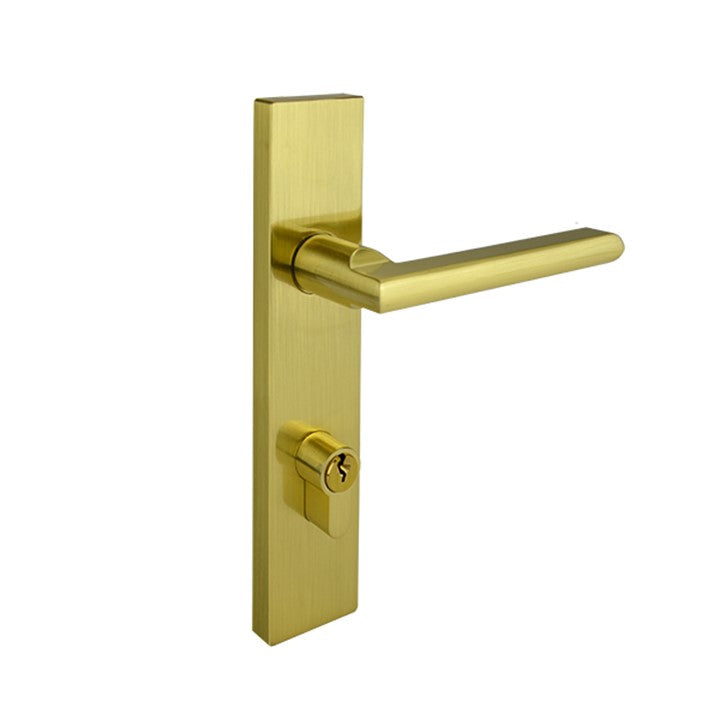 Brushed Gold Entry Door Lock Set - Coomera Series – The Tapware Outlet