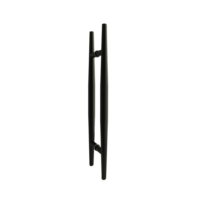 Matt black Door Pull Handle (Pair) 600mm - Logan Series – The Tapware ...
