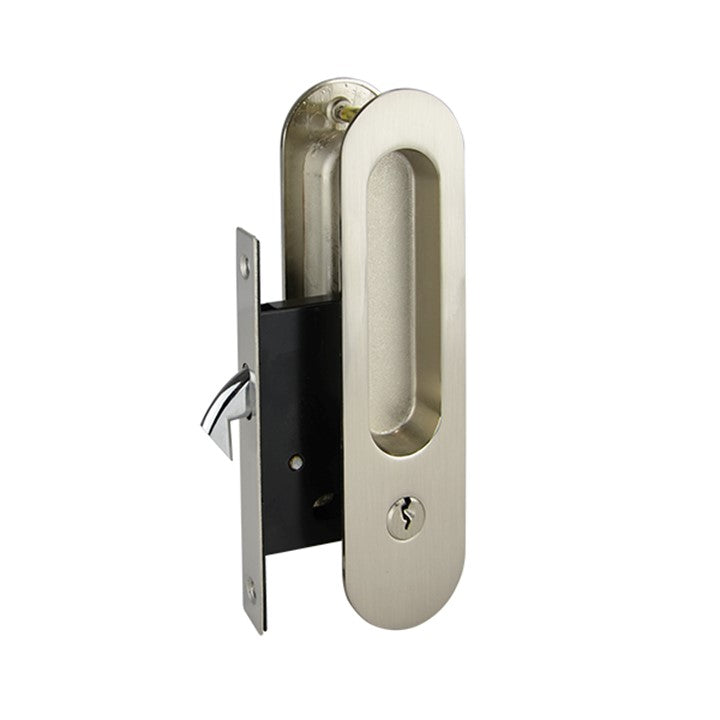 Sliding Key Lock Set - Brushed Nickel Finish – The Tapware Outlet