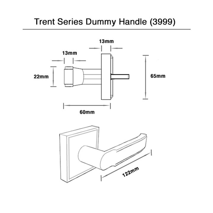 Matt Black Dummy Handle (3999MB) - Tammy Series – The Tapware Outlet